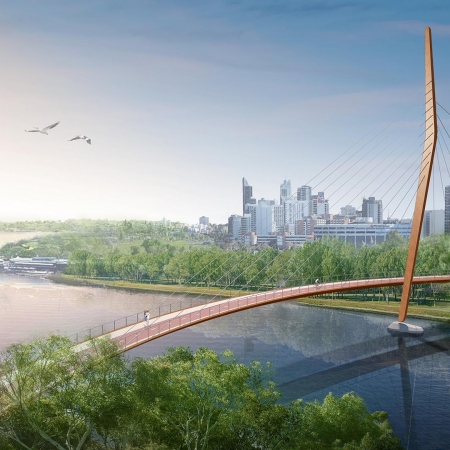 feasibility study Causeway Bridge, Perth - ipv Delft creative engineers