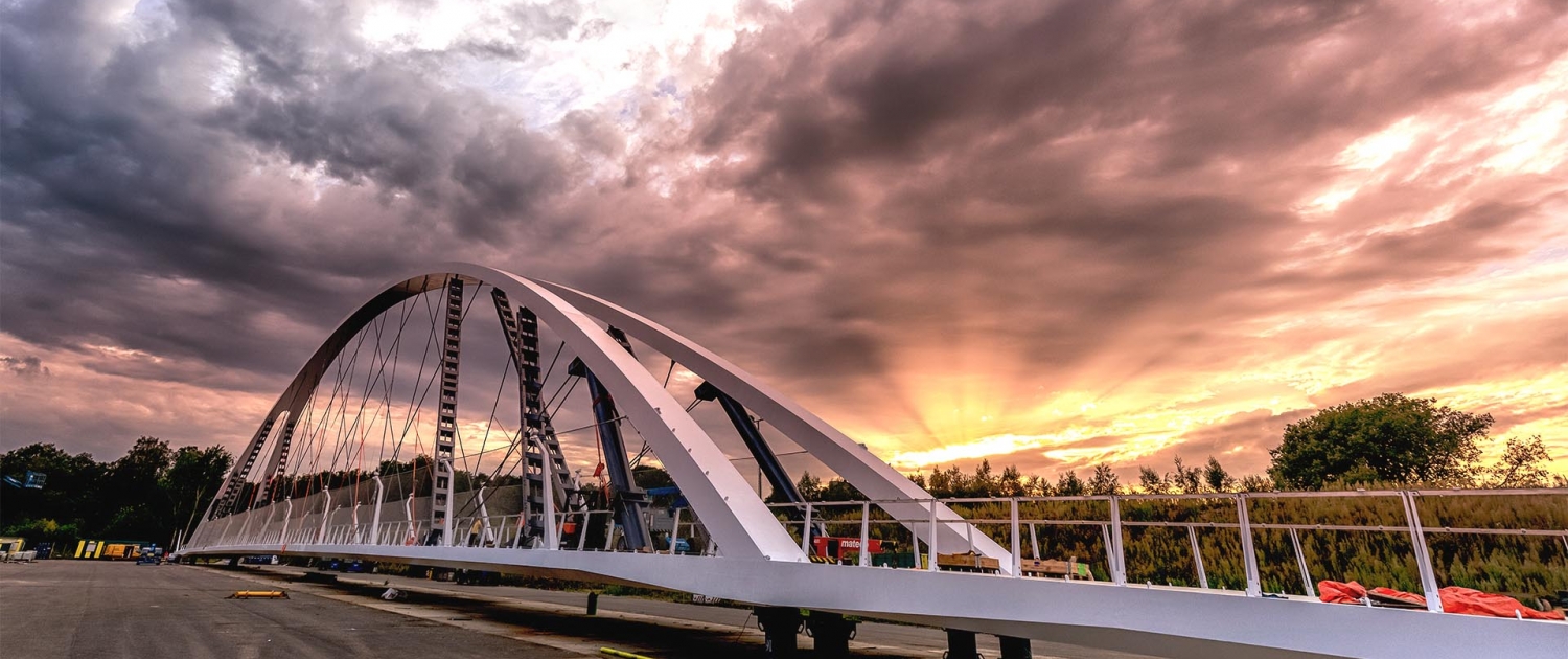 Tegenbosch network arch bridge - ipv Delft creative engineers